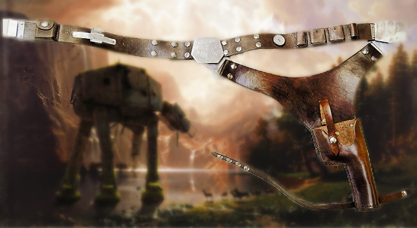 Han Solo Blaster Holster Rig - Etsy