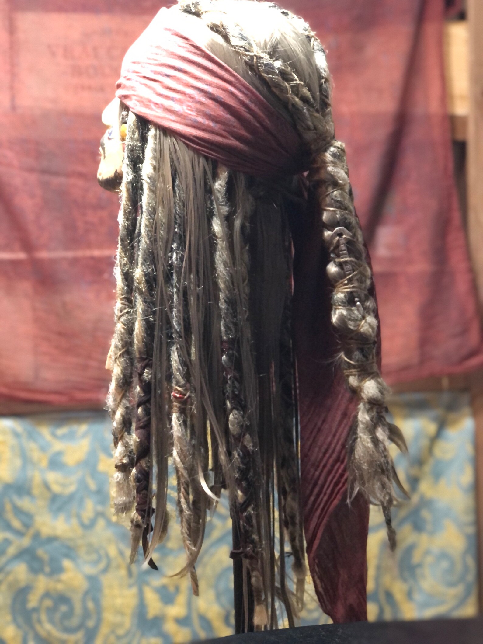 Grey Hair Old Jack Sparrow Wig Screen Accurate Hand Made Costume - Etsy