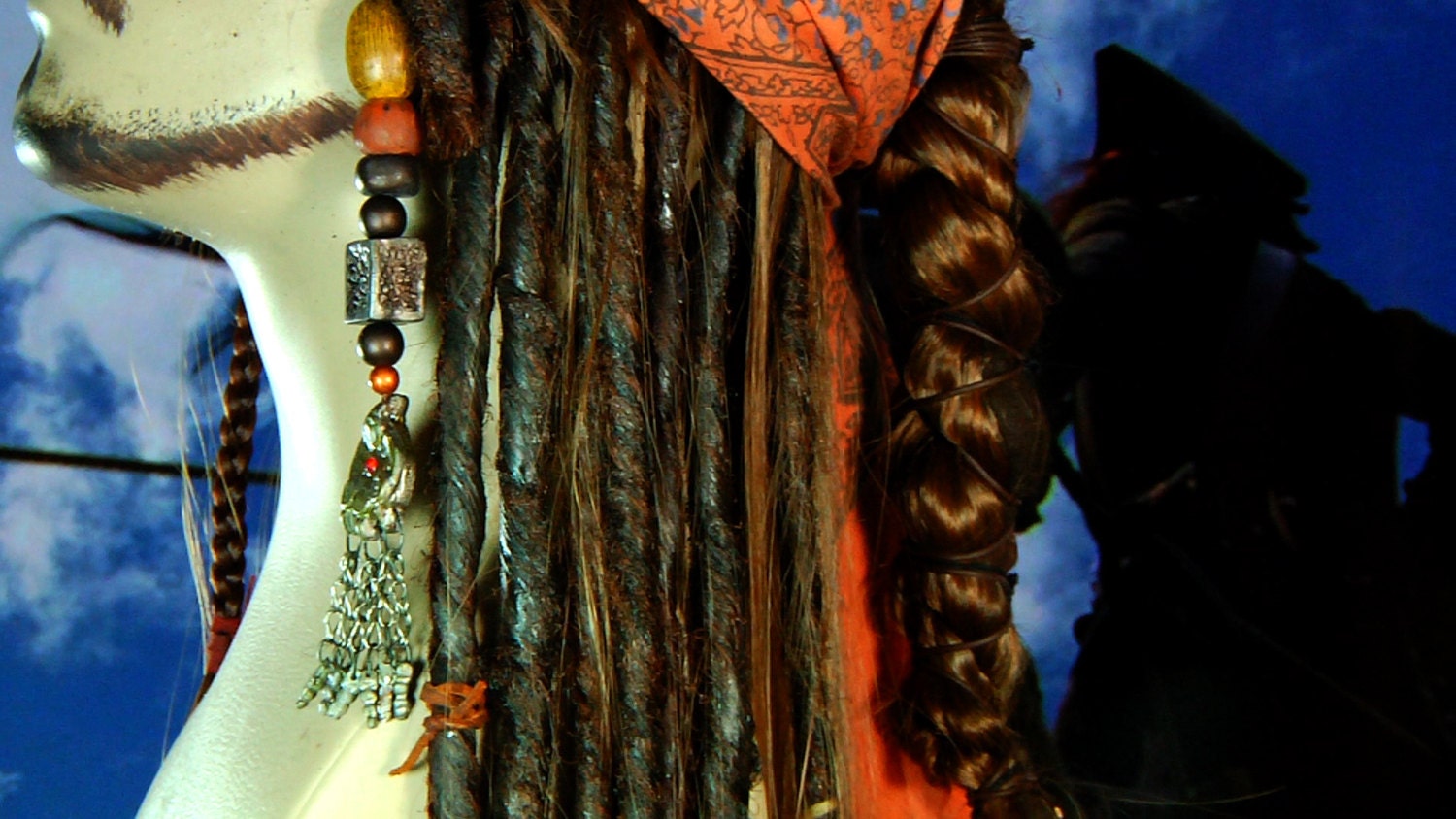 Jack Sparrow Wig Pirates 1 Through 3 Version - Etsy