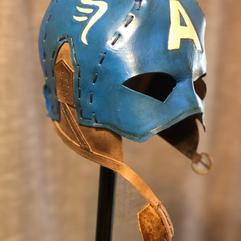 Captain America Mask - Etsy