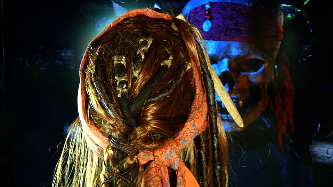 Jack Sparrow Wig Pirates 1 Through 3 Version - Etsy