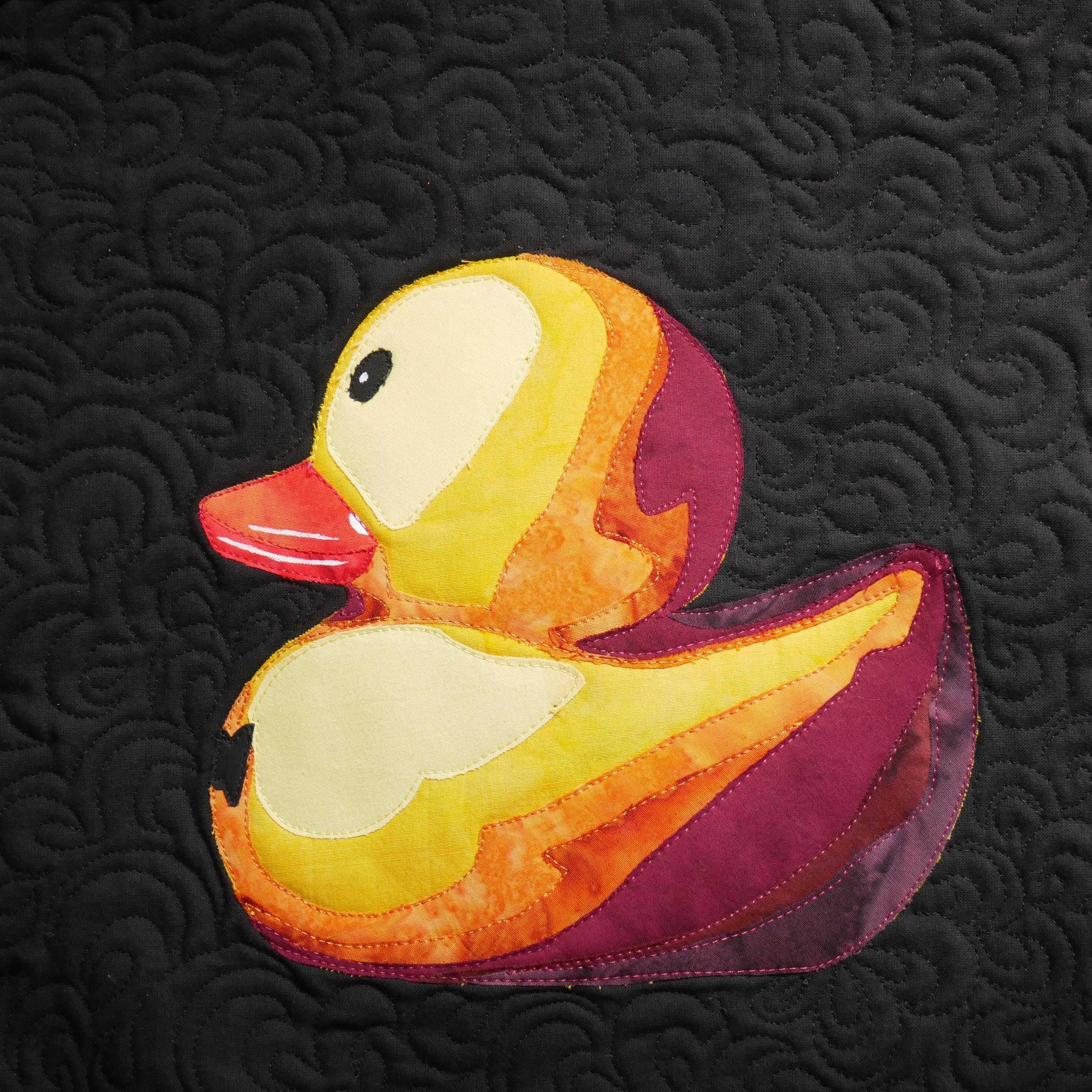 Rubber Duck Applique Pattern 12" X 12" - Etsy