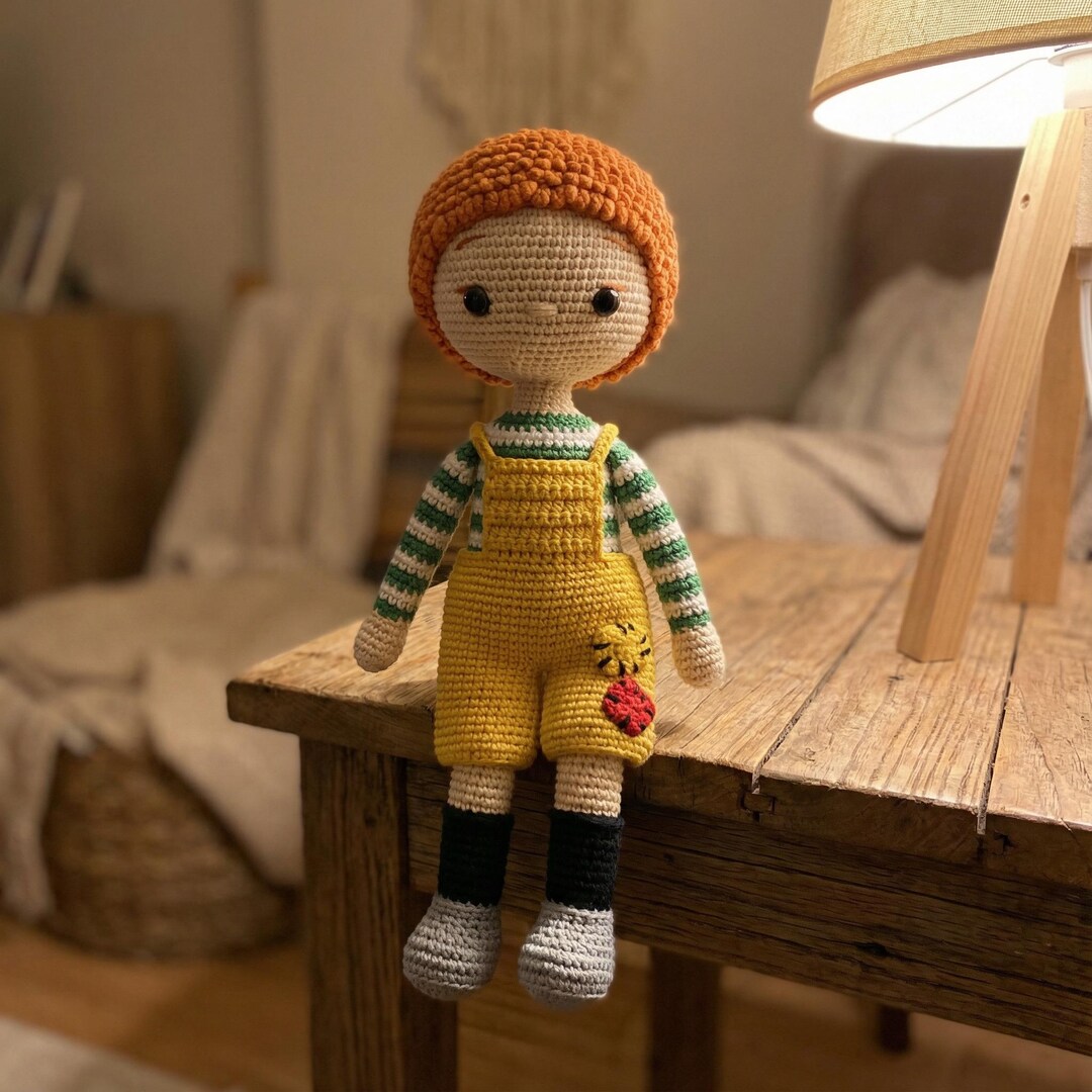 Amigurumi Boy Doll Crochet Pattern | Beginner Friendly (PDF Pattern) - Etsy
