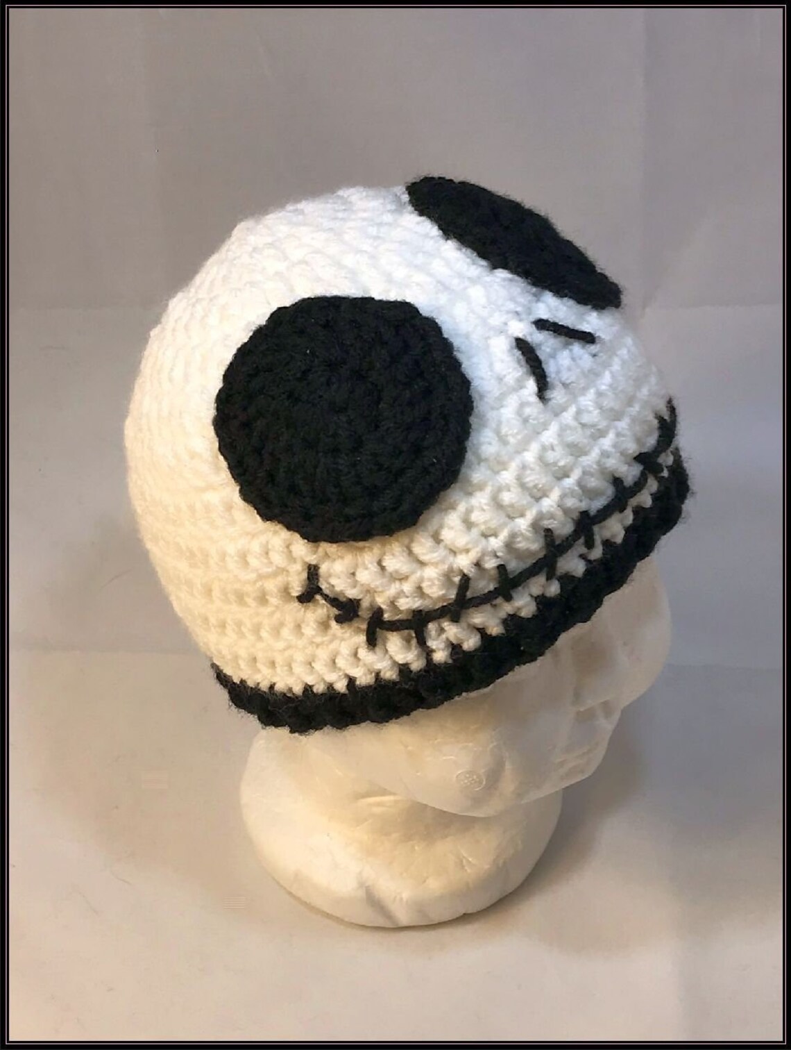 Crocheted Skeleton beanie Made to Order | Etsy
