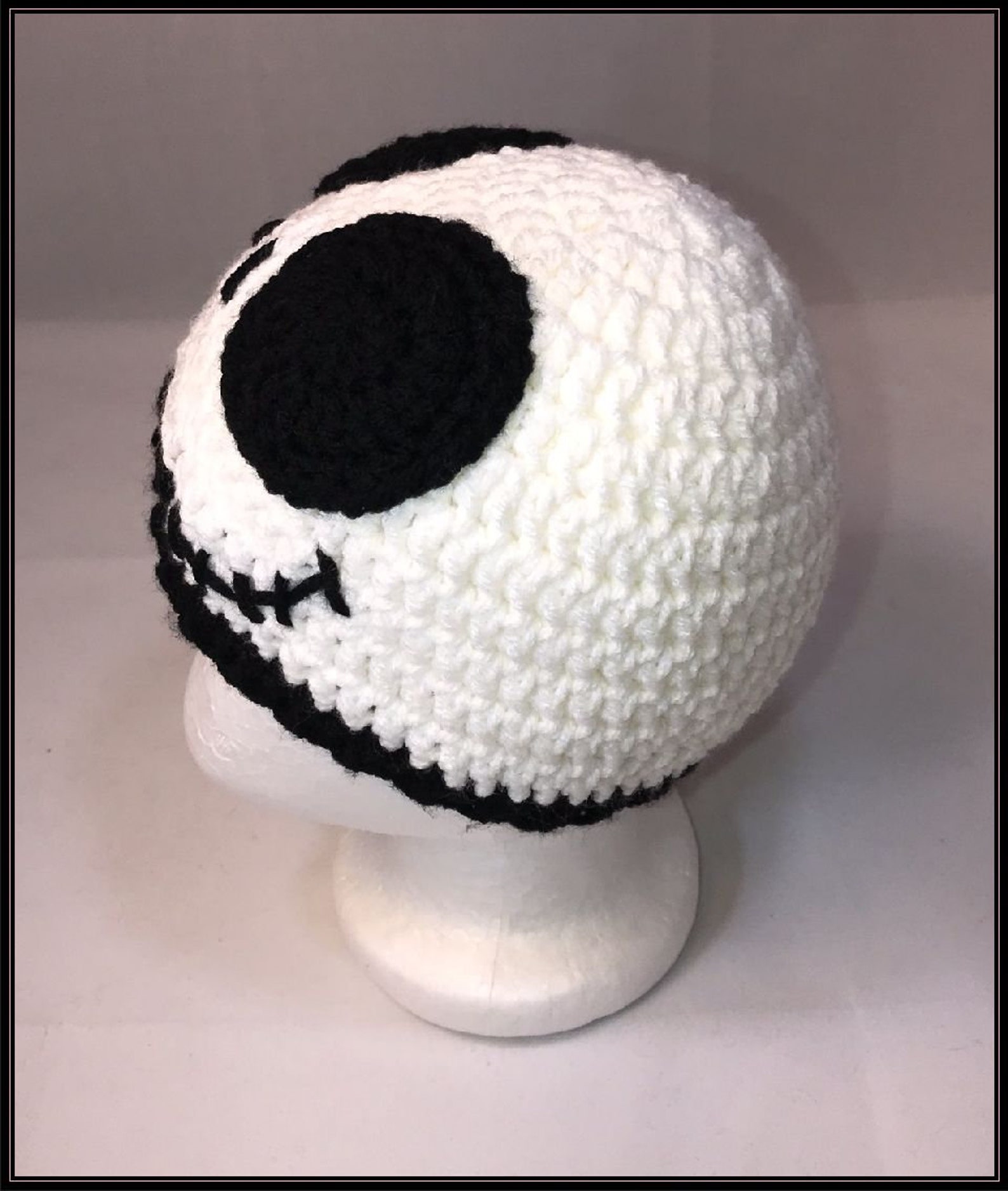 Crocheted Skeleton beanie Made to Order | Etsy