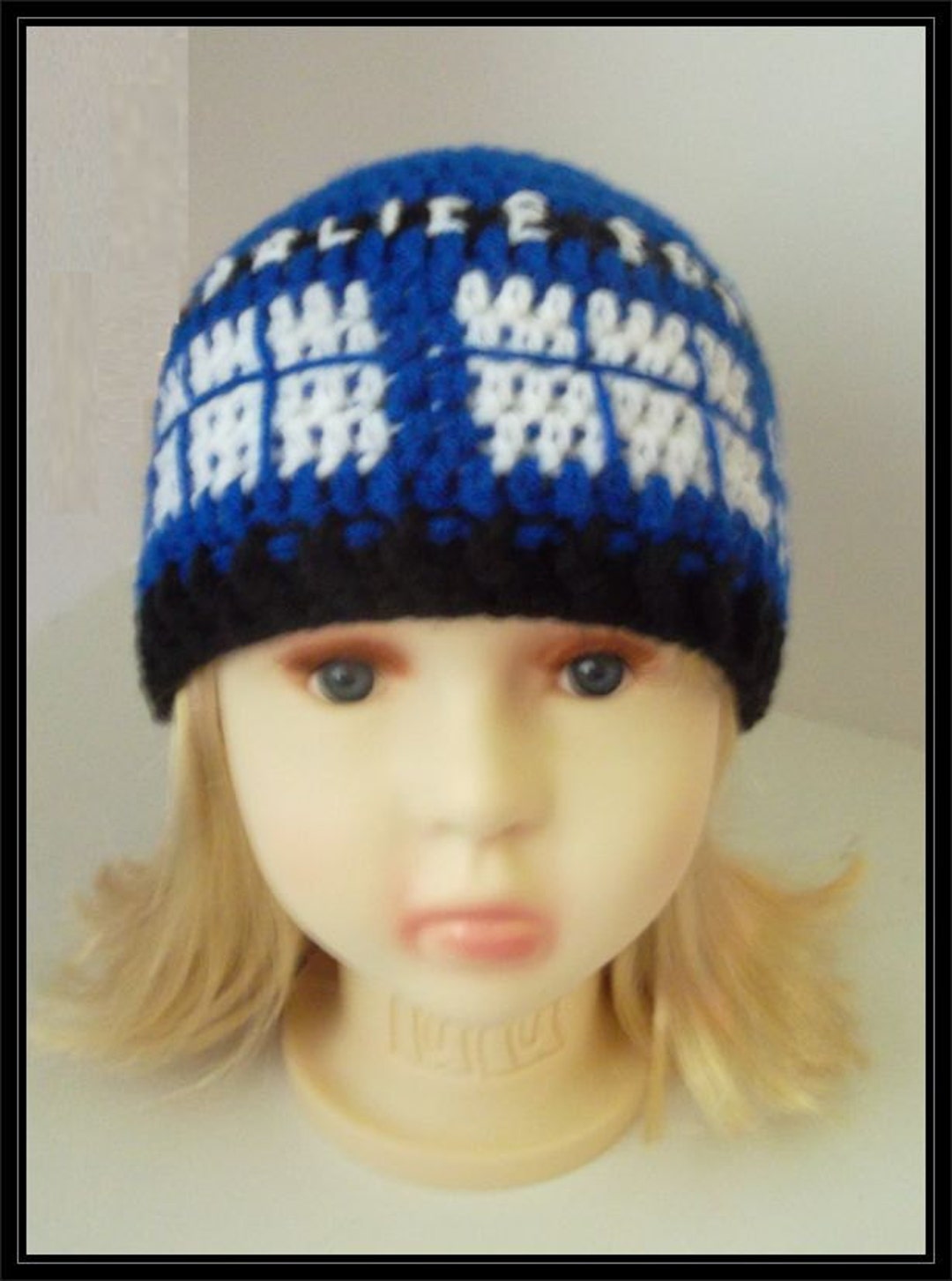 Doctor Who Tardis Crochet Beanie - Child Size - Etsy