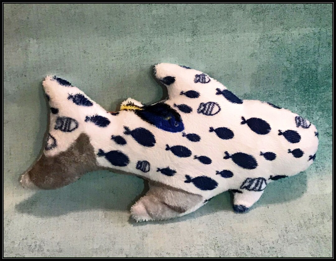 SHARK Stuffie Toy - Super Soft Minky - Newborns Babys Kids - Ready to ...