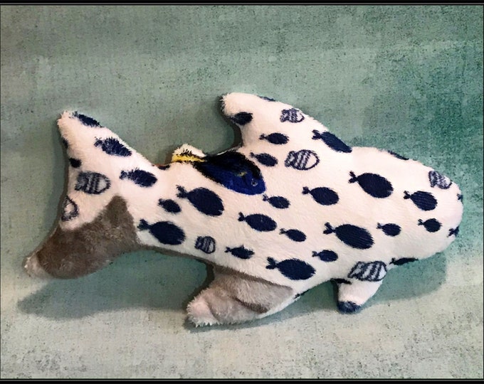 SHARK Stuffie Toy - Super Soft Minky - Newborns Babys Kids - Ready to ...