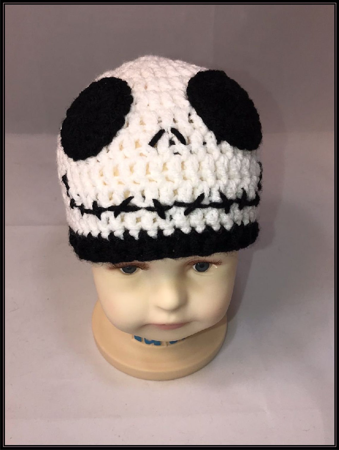 Crocheted Skeleton Beanie ! Made to Order ! - Etsy