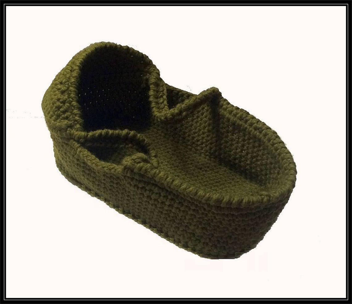 Crocheted Toy Doll Moses Basket Pattern !! - Etsy