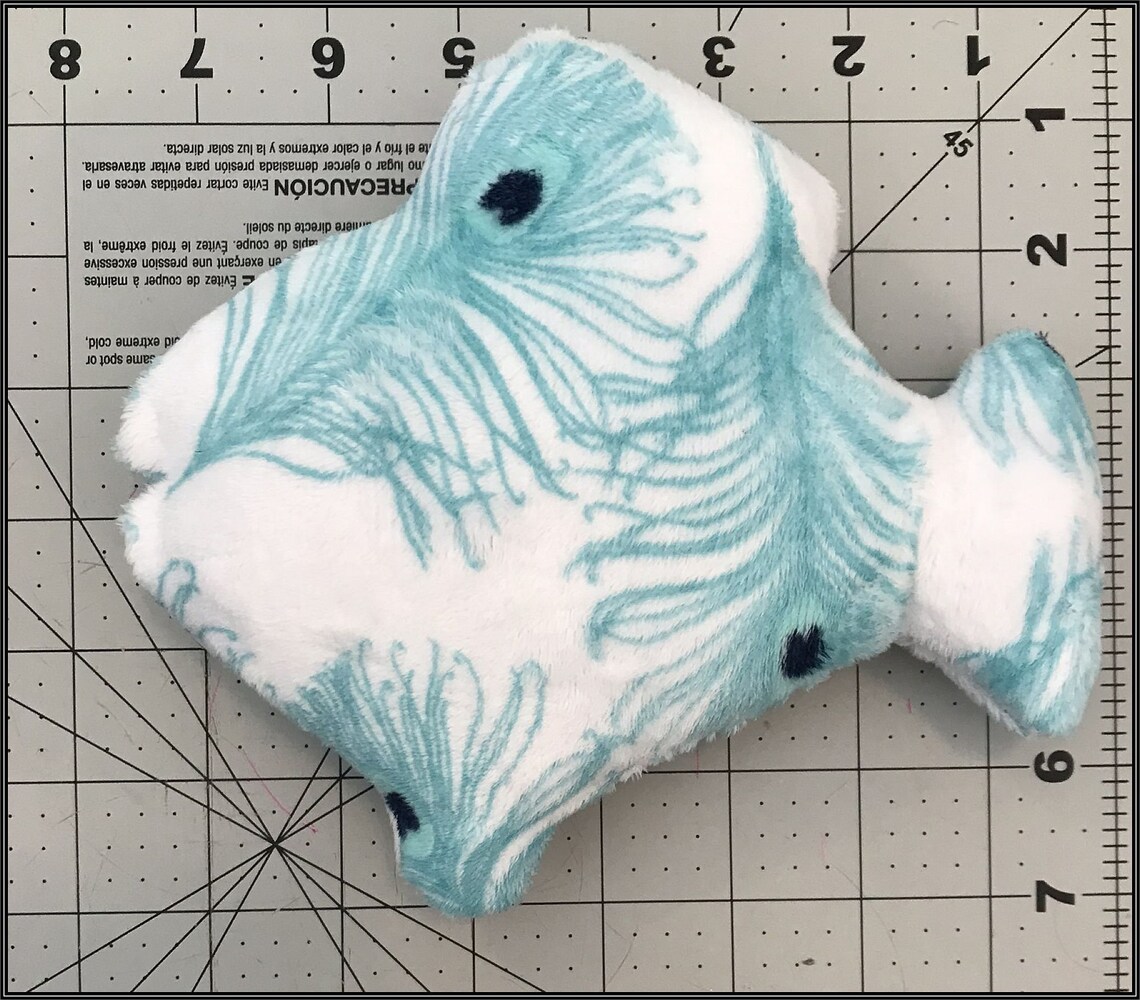 Fish Stuffie Toy Super Soft Minky Newborns Babys Kids | Etsy