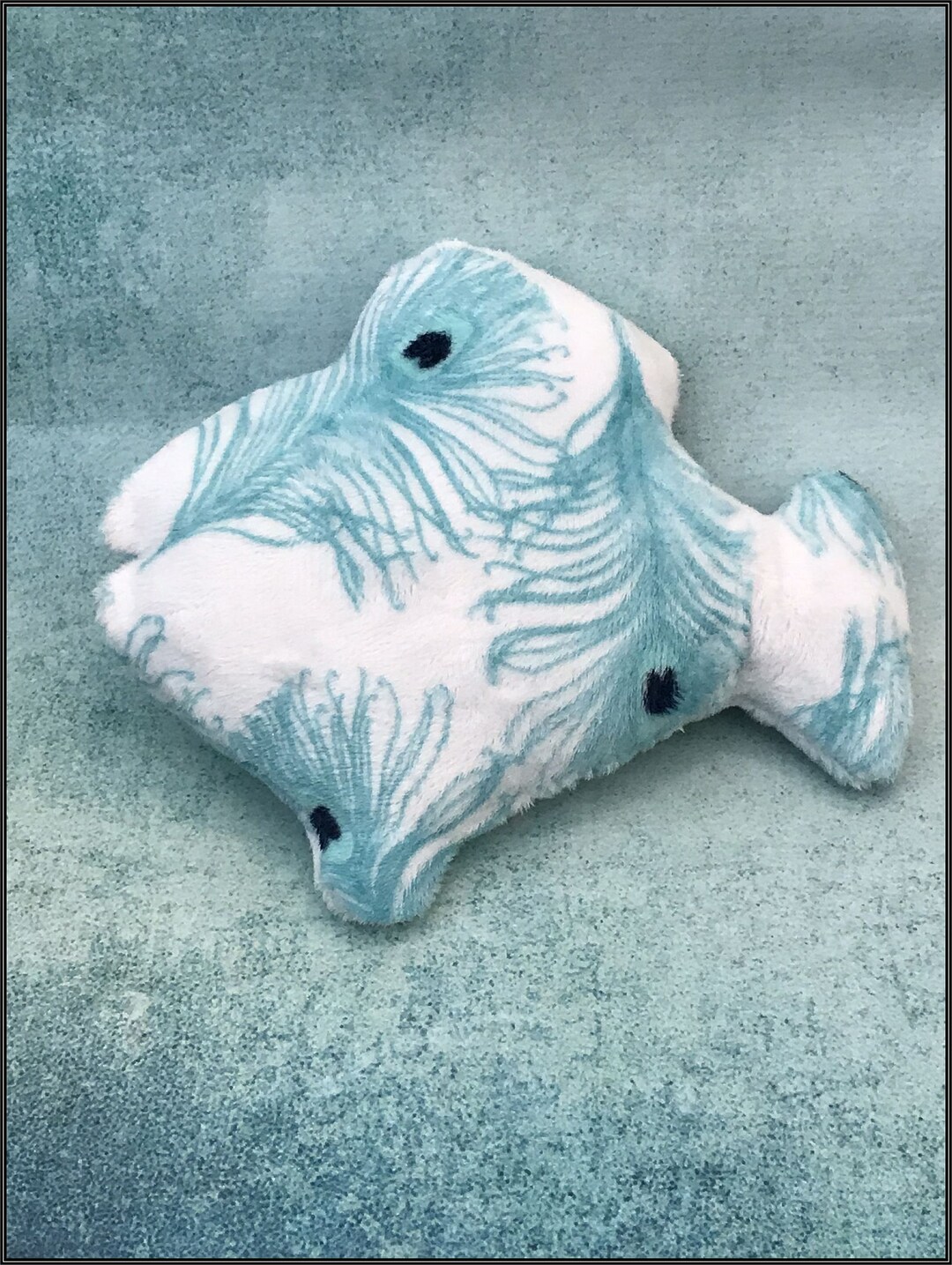 Fish Stuffie Toy - Super Soft Minky - Newborns Babys Kids - Ready to ...