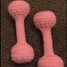 Crocheted Toy Children's Barbell's / Hand Weights Pattern ! - Etsy