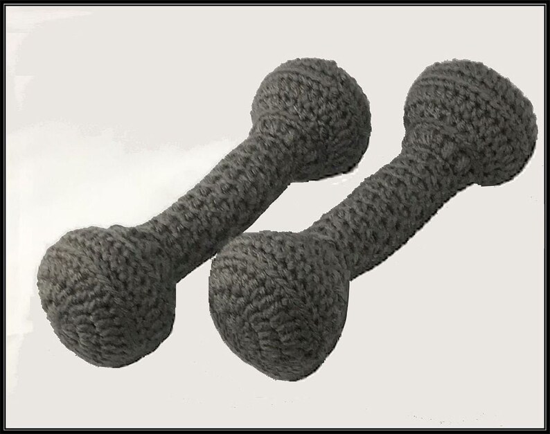 Crocheted Toy Children's Barbell's / Hand Weights Pattern ! - Etsy