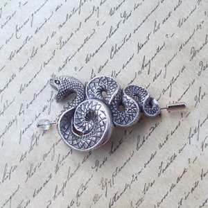 Snake Shawl Pin Silver Shawl Pin Reptile Silver Snake - Etsy