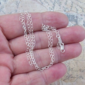 24 Inch, 925 Sterling Silver Chain Necklace, Soldered Links, Polished ...