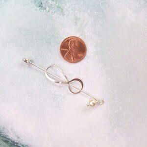 Sterling Silver Infinity Shawl Pin, Infinity Lapel Pin, Silver Shawl ...