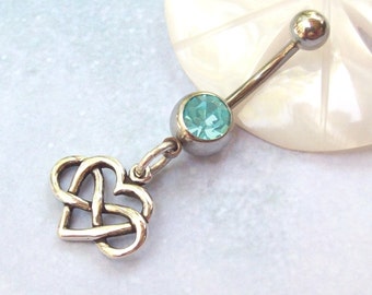 Infinity Belly Ring - Etsy