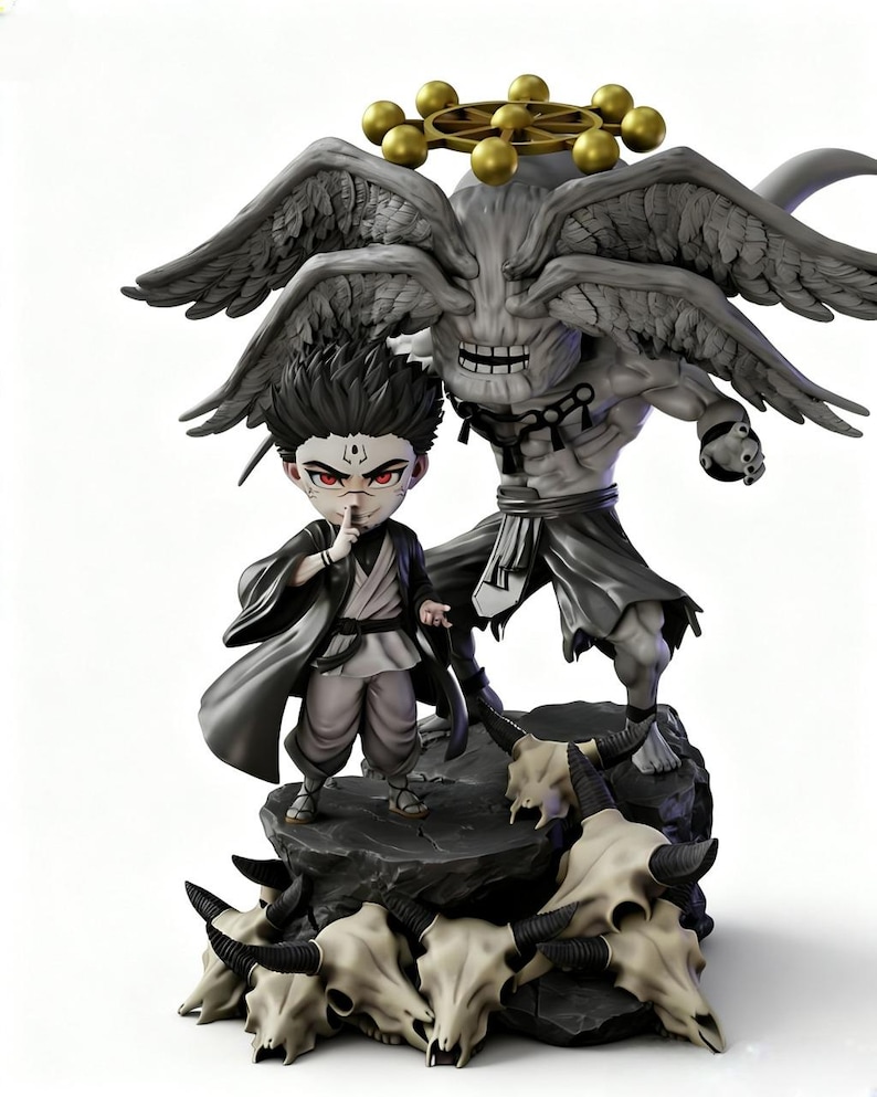 Jujutsu Kaisen – Chibi Ryomen Sukuna | Cute King of Curses STL Statue ...