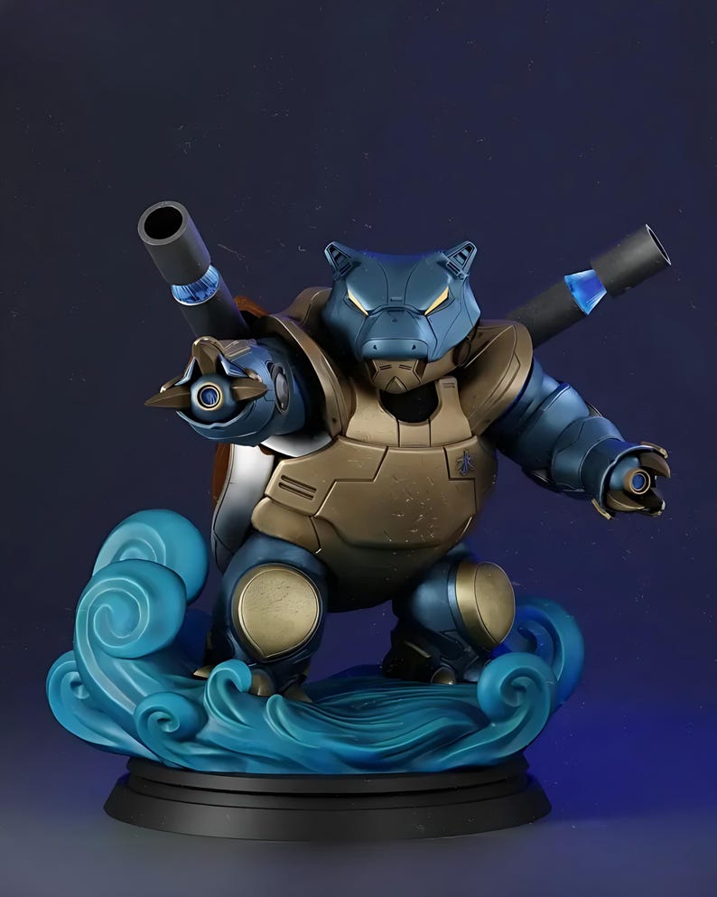 Pokemon – Mecha Legendary | Cyber Fusion Titan STL Statue | 3D Print ...