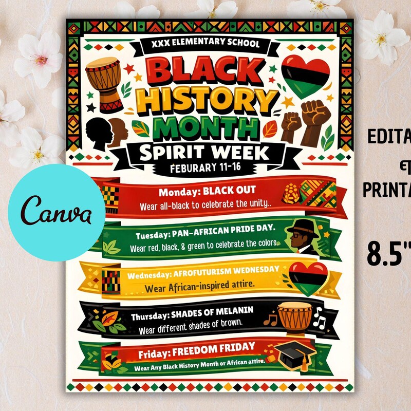 Women History Month Flyer - Etsy