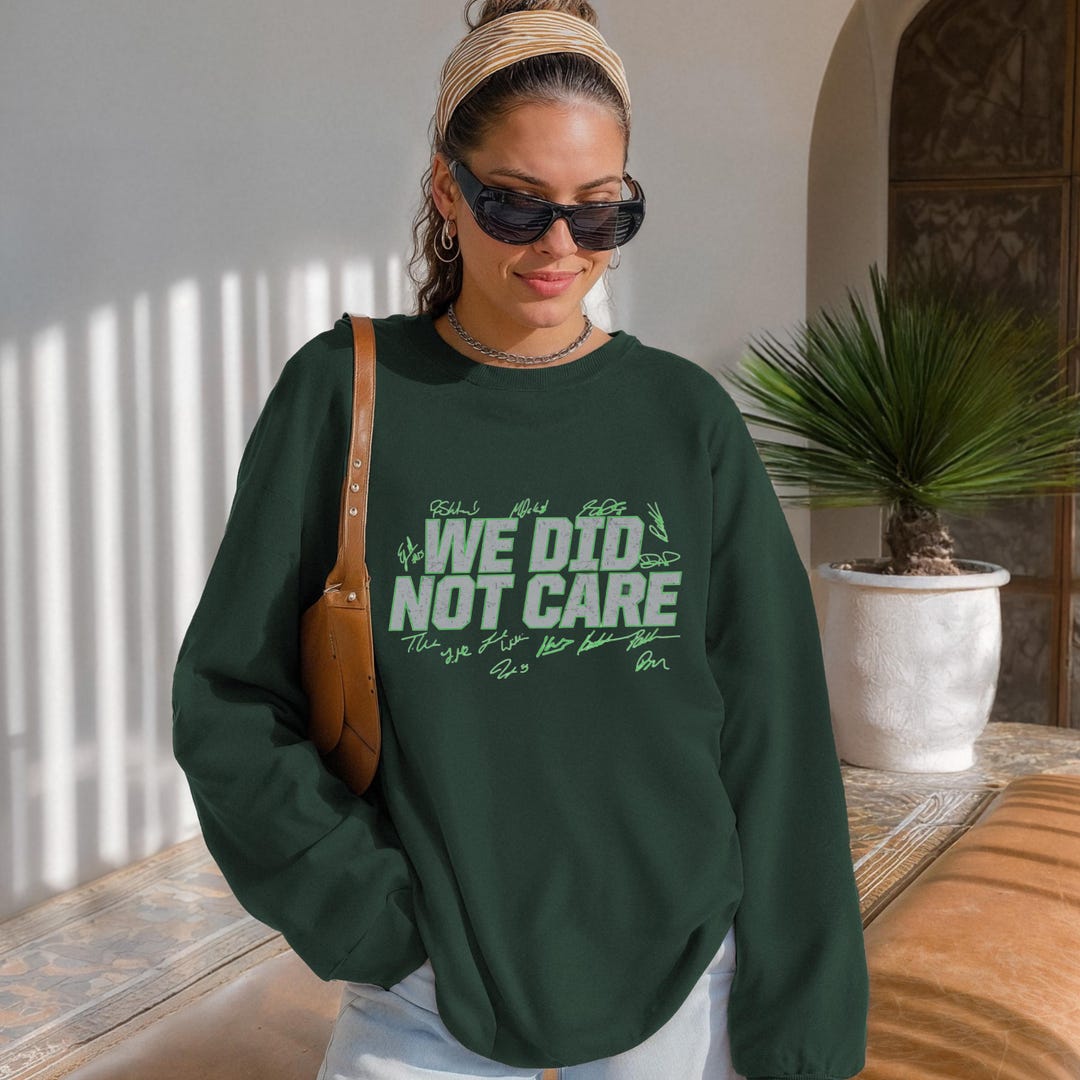 Philly Football Sweatshirt, We Did Not Care, Philadelphia Sports Fan - Etsy