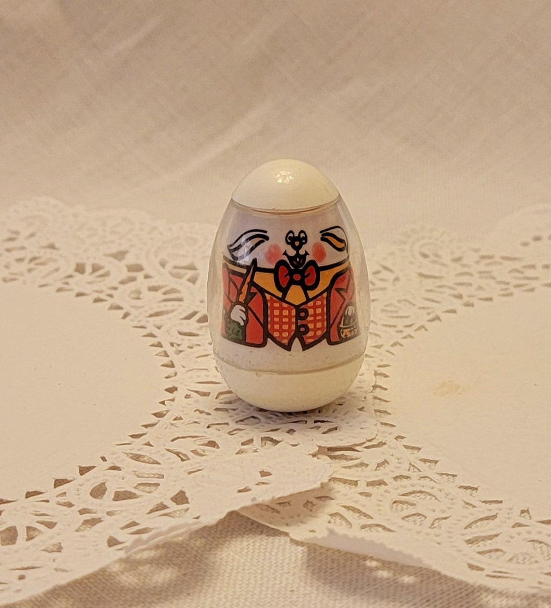 Vintage Rabbit Bunny Weeble, RARE 1970s Children's Collectible Toy by ...