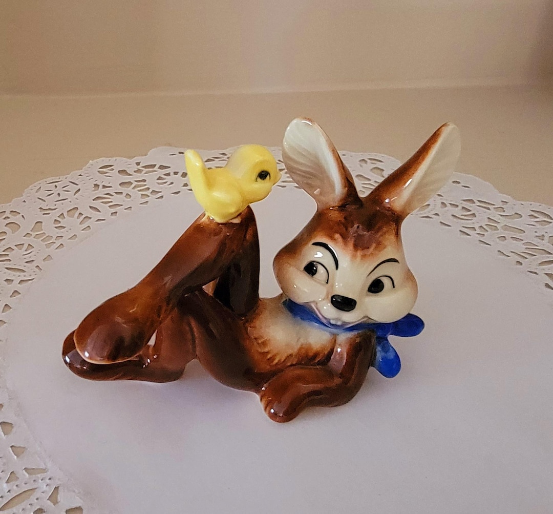RARE Vintage Goebel West Germany Figurine, Easter Bunny Rabbit With ...