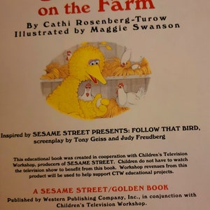 Big Bird's Day on the Farm - Etsy