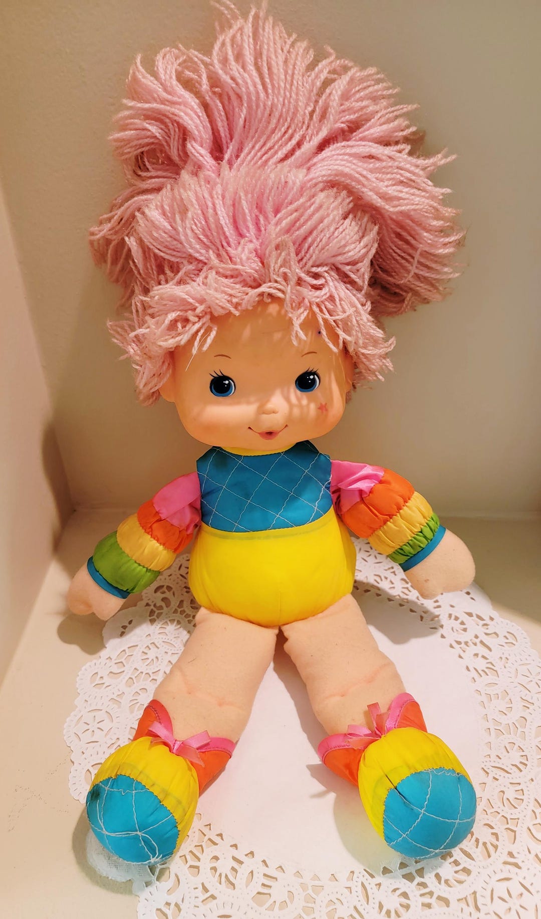 Vintage 1980s Rainbow Brite Baby Brite Doll With Tickled Pink Hair by ...