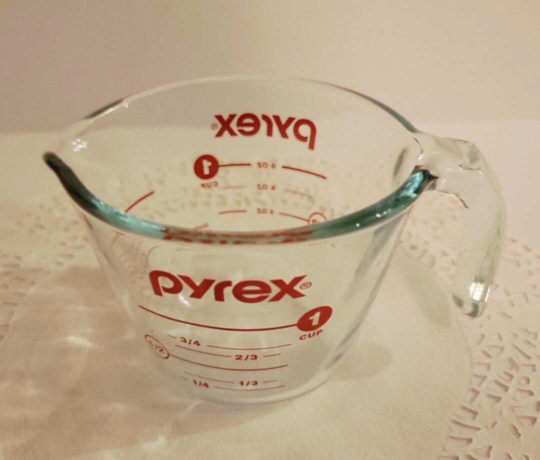 Vintage Pyrex 1 Cup Measuring Cup, Rare Discontinued Collectible Glass ...