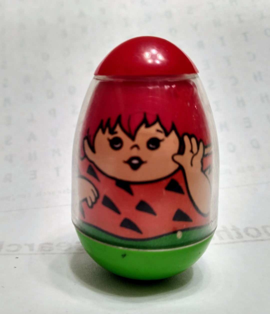 RARE Vintage Pebbles Flintstone Weeble Wobble, RARE 1970s by Hanna ...