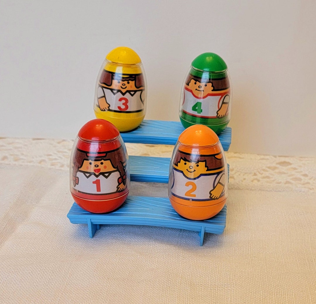 Vintage Set of 1970s Weebles Racers by Hasbro...original Set With ...