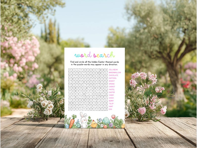 Printable Easter Games Bundle, Think Fast Game, Easter A-Z Game, Easter ...