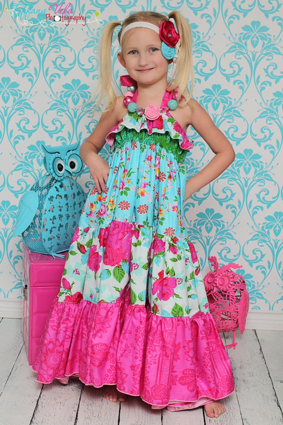 Cora's Top, Dress and Maxi Dress PDF Pattern Sizes 6-12 Months to 8 - Etsy