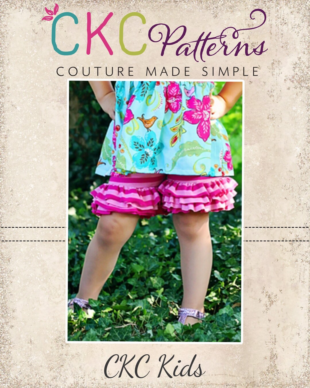 Isla's Knit Ruffle Shorts PDF Pattern Sizes 6-12 Months to 8 - Etsy