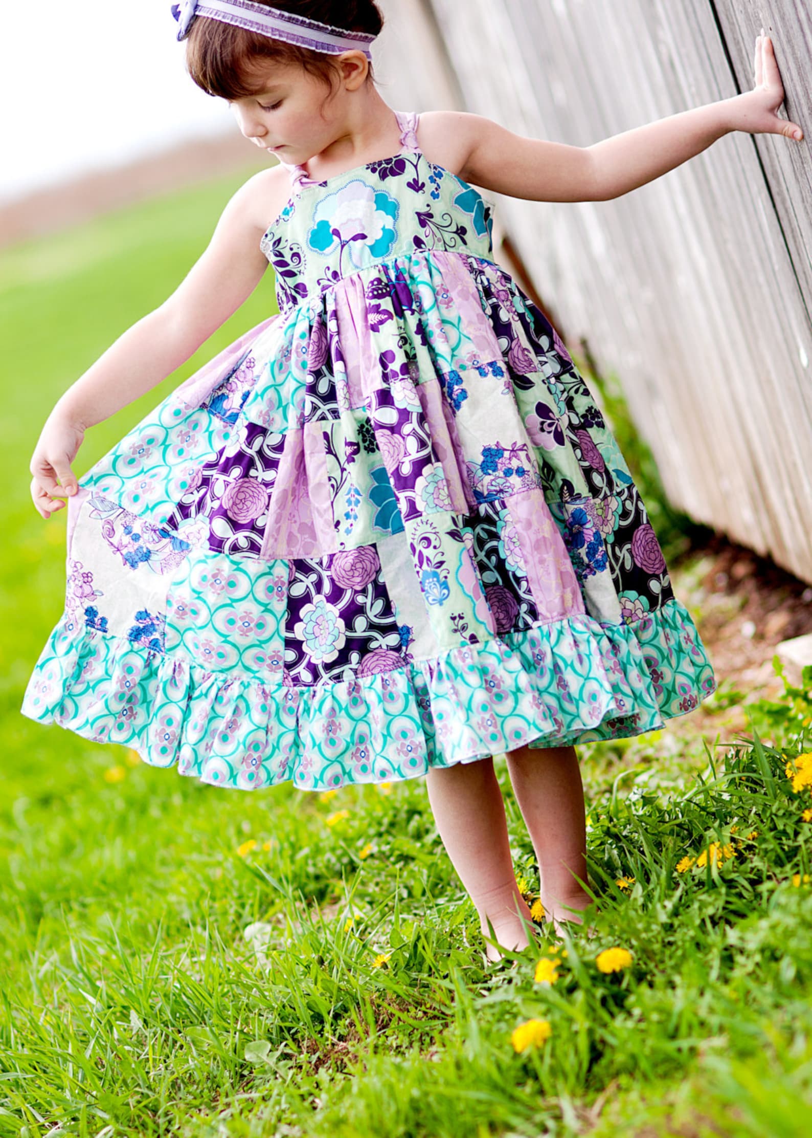 Penny's Patchwork Twirly Dress PDF Pattern NEW Sizes 6-12 Months to ...