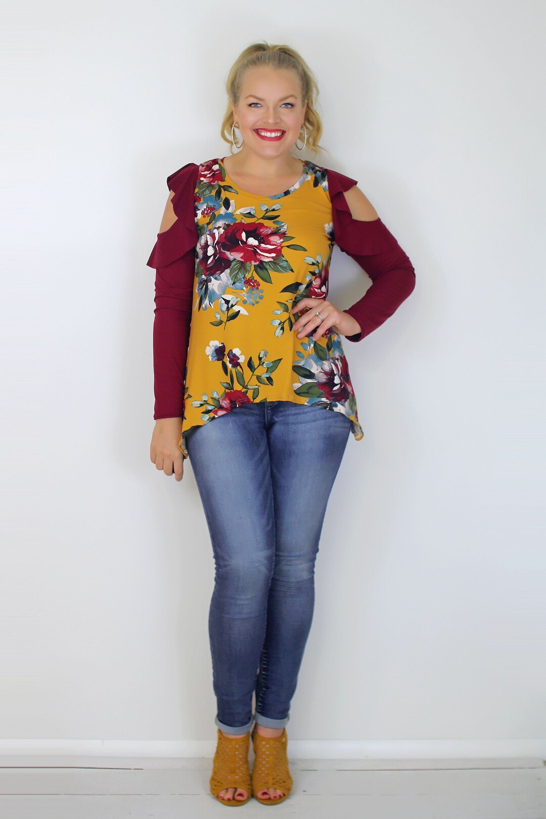 Jayla's Cold Shoulder Tunic PDF Pattern Sizes XXS to 3X Women's - Etsy