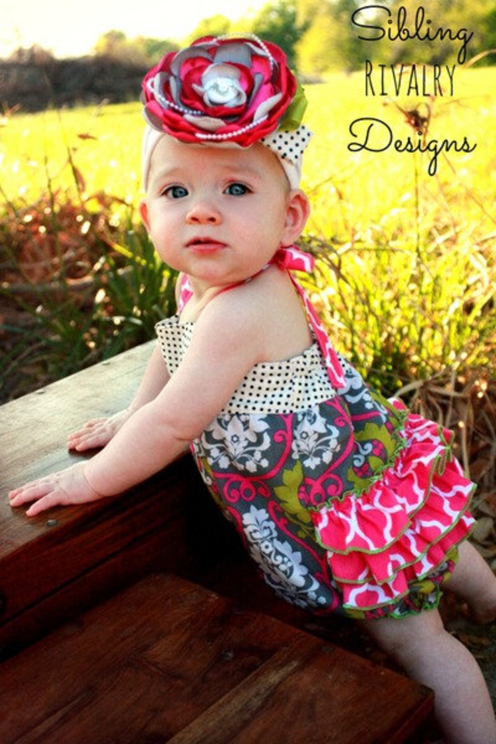 Natalie's Ruffle Bottom Romper PDF Pattern Sizes Newborn - Etsy