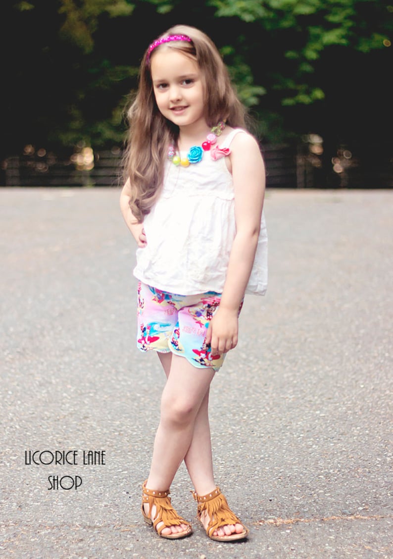 Madeline’s Reversible Scalloped Shorties PDF Pattern Size 6/12 Months ...