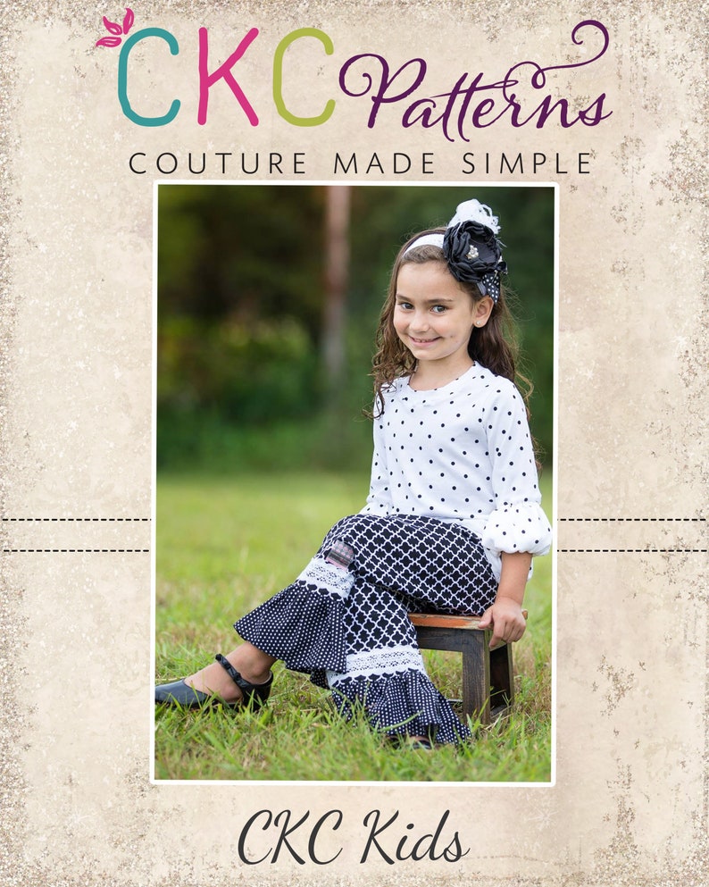 Jenna's Lace Single Ruffle Pants and Capris PDF Pattern - Etsy