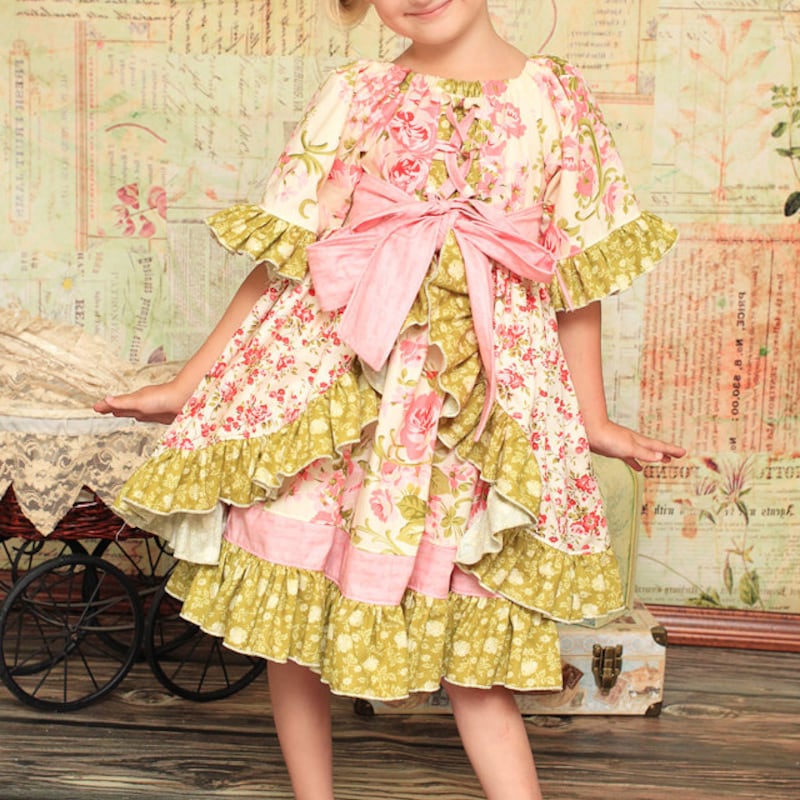 Girls Apron Dress - Etsy