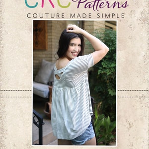 Tina's Women's Top and Tunic PDF Pattern Sizes XXS to 4X Adults | A0 ...