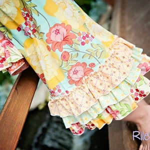 Lily's Lovely Apron Romper PDF Pattern Size 6/12m to 8 Kids Plus Free ...