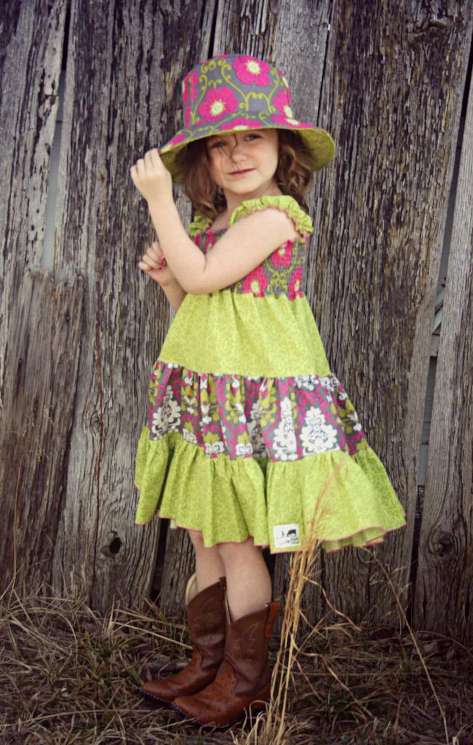Brooklyn's Tiered Sundress PDF Pattern in Sizes 6/12 Mos to 7/8 Girls ...