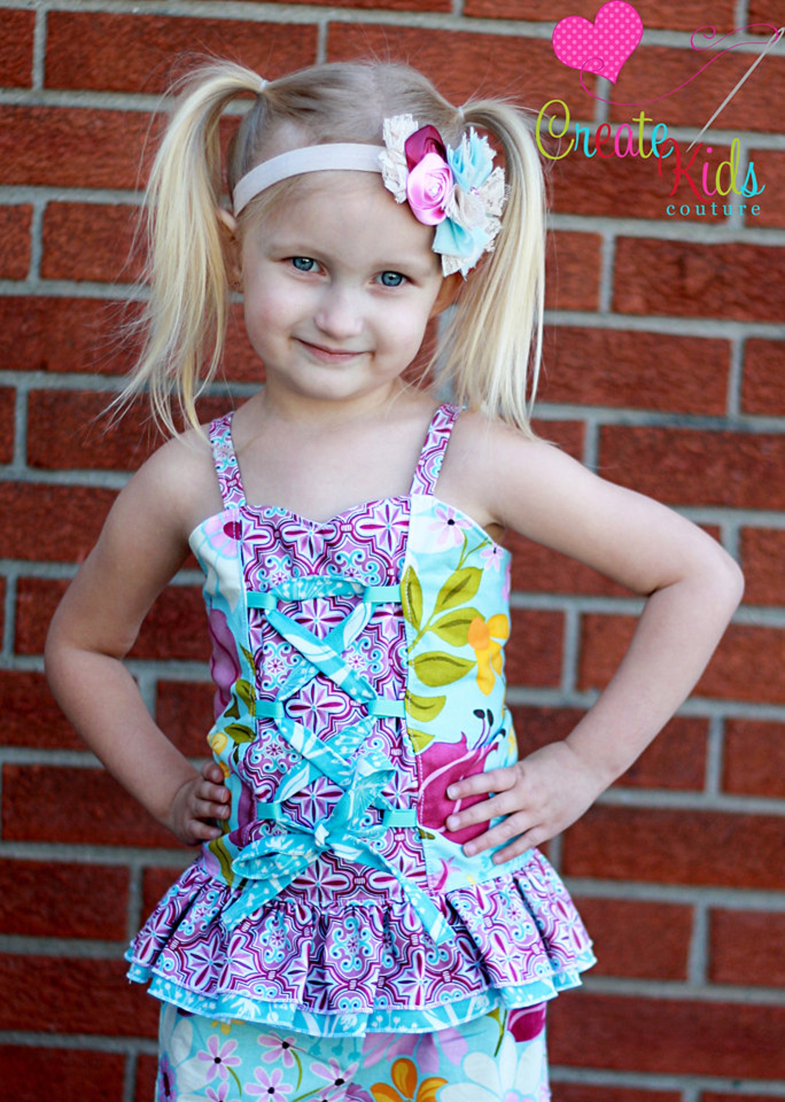 Charlotte's Corset Top PDF Pattern Sizes 6/12 Months to 8 - Etsy Australia