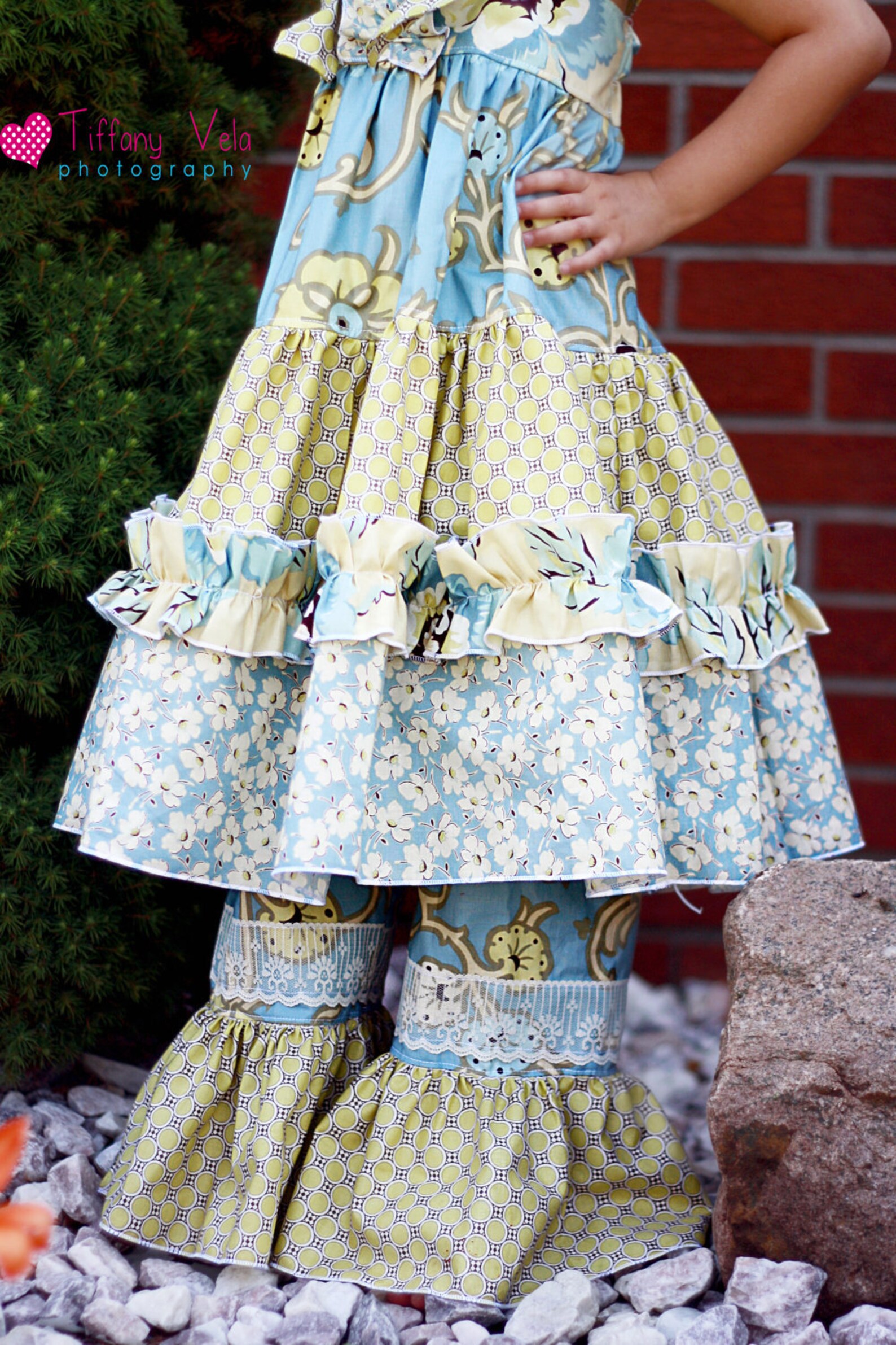 Jenna's Lace Single Ruffle Pants and Capris PDF Pattern - Etsy