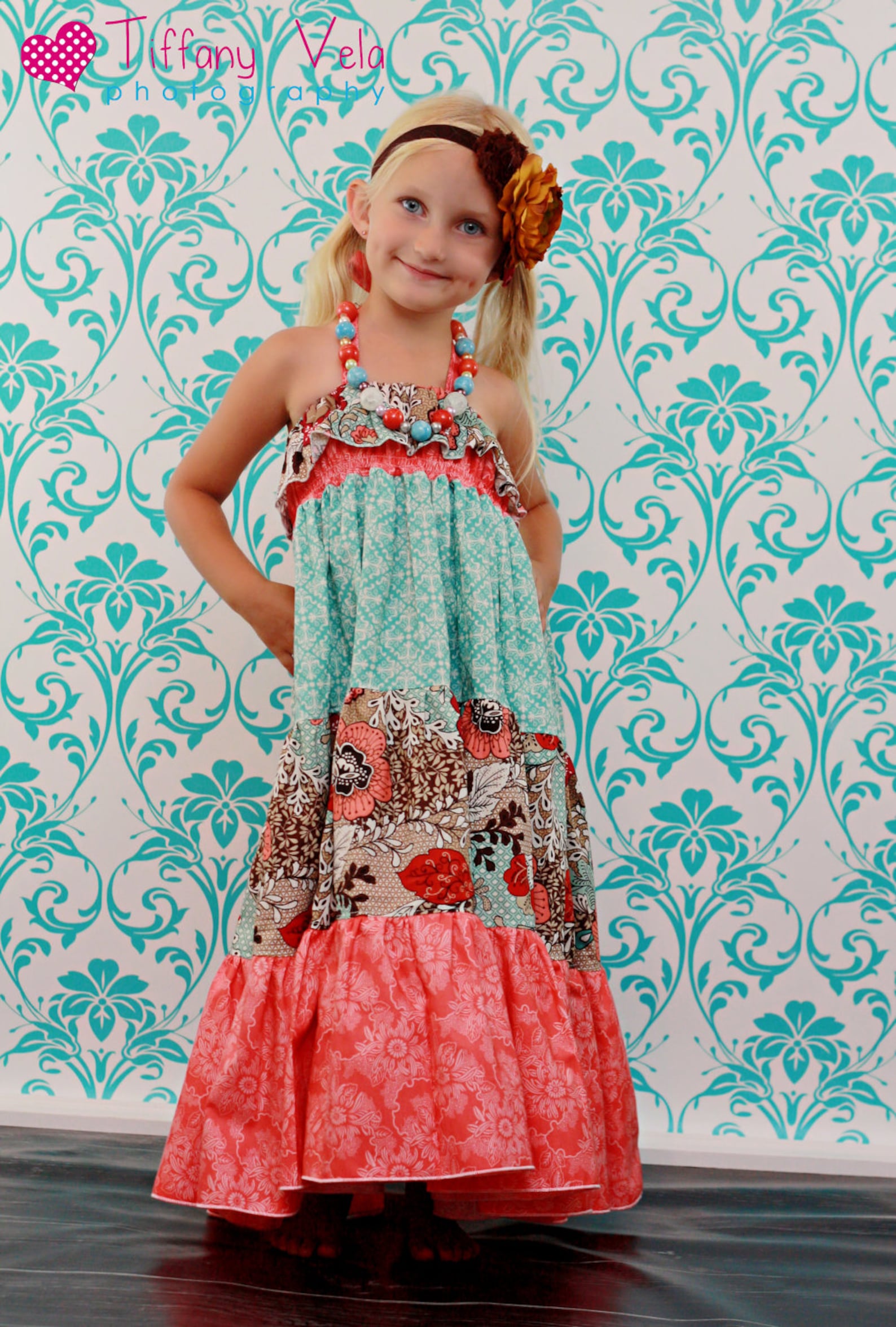 Cora's Top, Dress and Maxi Dress PDF Pattern Sizes 6-12 Months to 8 - Etsy