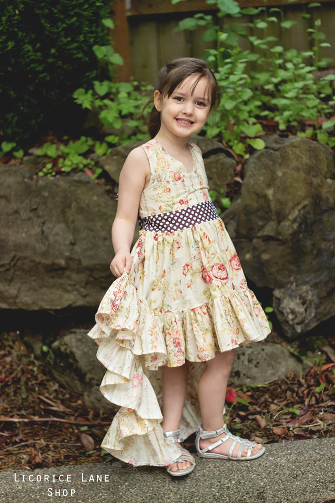 Hope's Hi-Low Dress PDF Pattern Sizes 6/12m to 8 Kids | Etsy