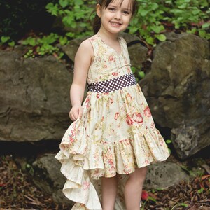 Hope's Hi-low Dress PDF Pattern Sizes 6/12m to 8 Kids - Etsy
